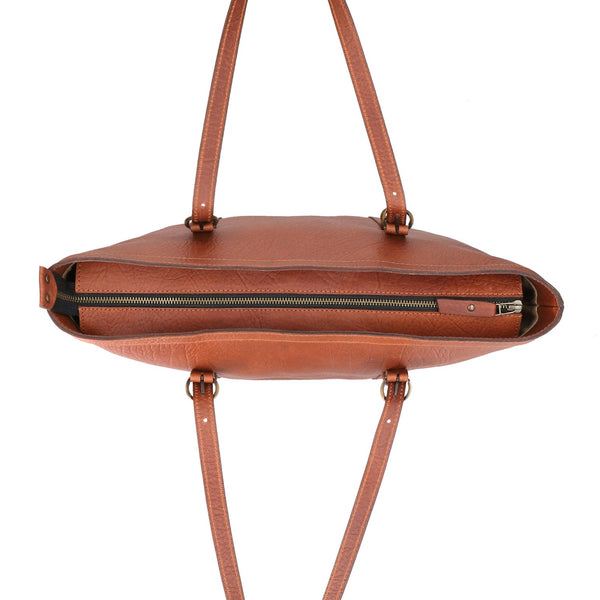 Smart Leather Tote for Women | Bear Necessities Pakistan